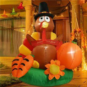 Holiday | 62ft Thanksgiving Inflatables Turkey Clearance Lighted ...